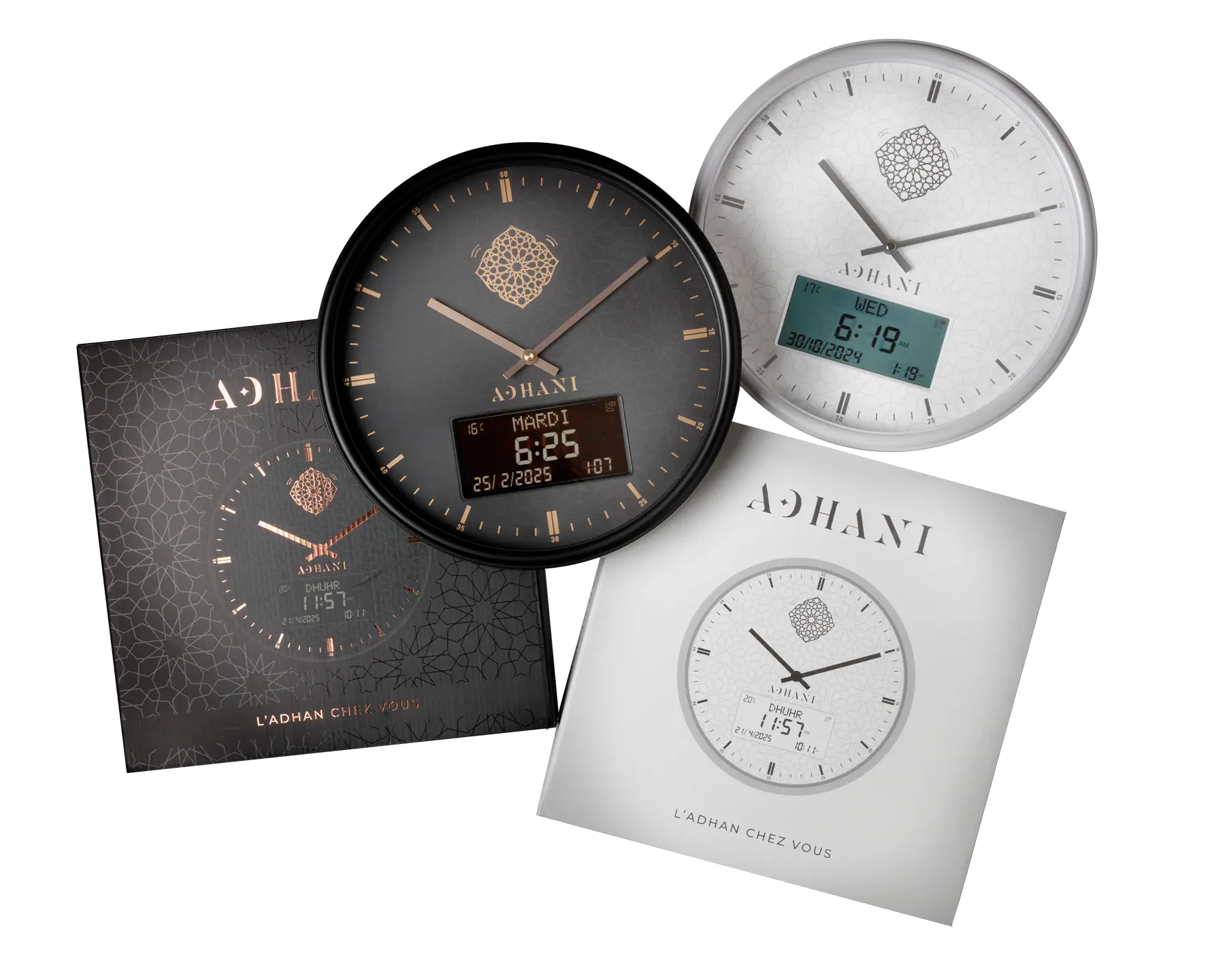 Horloge Adhan design et moderne | Ne manquez plus l'appel à la prière ...